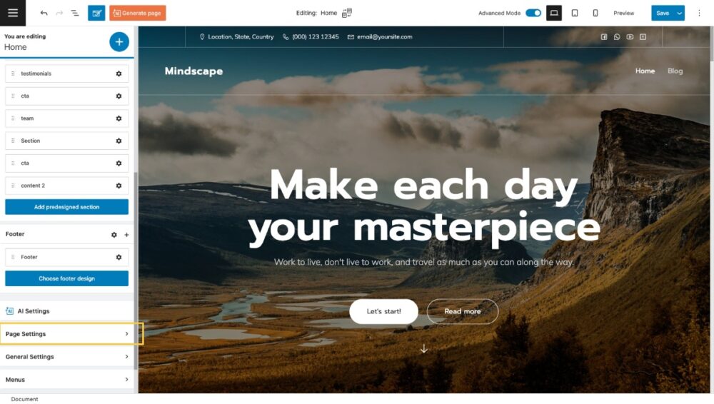 The Kubio interface | KubioBuilder
