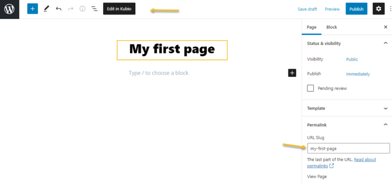 How to create, delete or duplicate pages, and navigate between pages and posts | KubioBuilder
