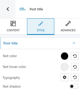 Post title block | KubioBuilder