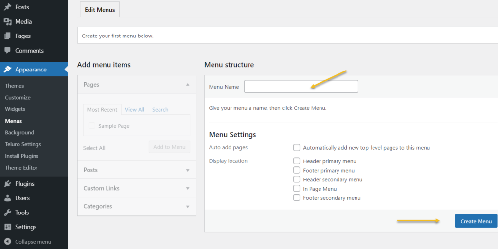 Chapter 5: WordPress Menus | KubioBuilder