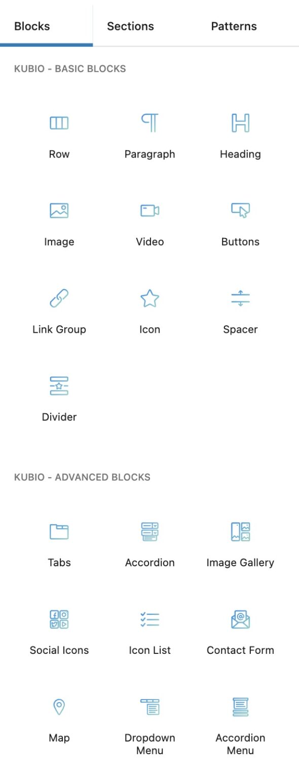 Kubio Theme | KubioBuilder