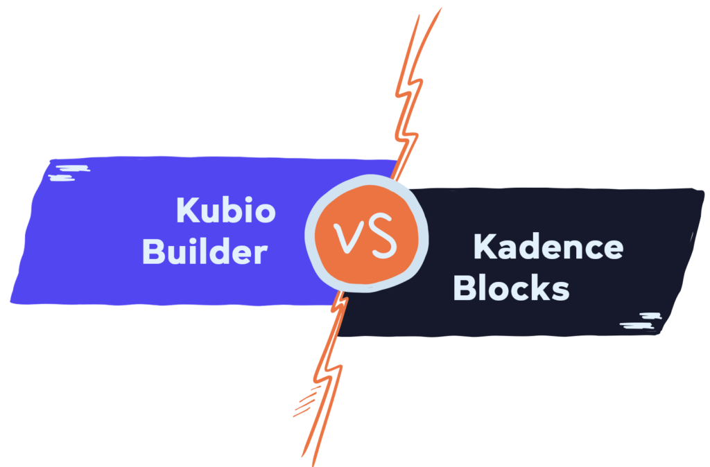 Kubio versus Kadence | KubioBuilder