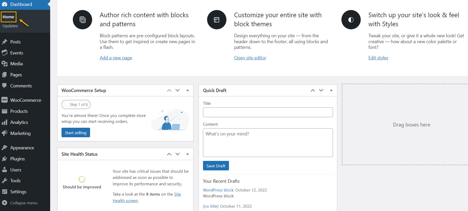 Introducing the WordPress Dashboard: How to Access & Use the WP Dashboard | KubioBuilder