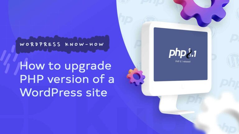 How to upgrade PHP version of a Wordpress site | KubioBuilder