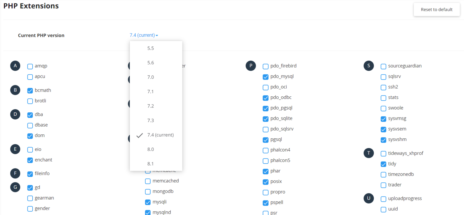 How to upgrade PHP version of a Wordpress site | KubioBuilder