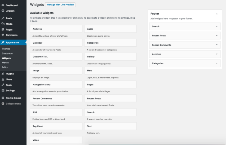 All About Wordpress Widgets And How To Use Them Kubiobuilder