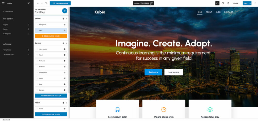 New Kubio Theme For WordPress | Kubio Builder