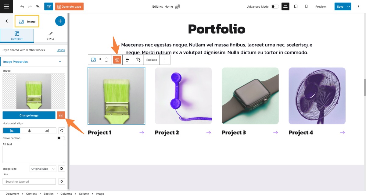 AI Image Generation | KubioBuilder
