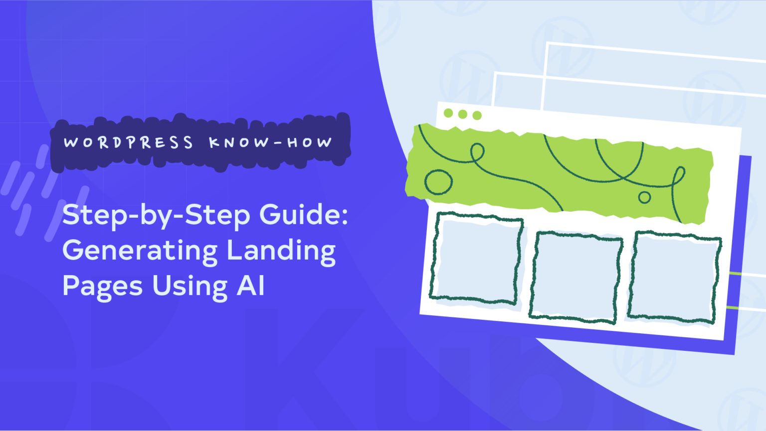Launch Campaigns Fast: AI Landing Page Solutions | KubioBuilder